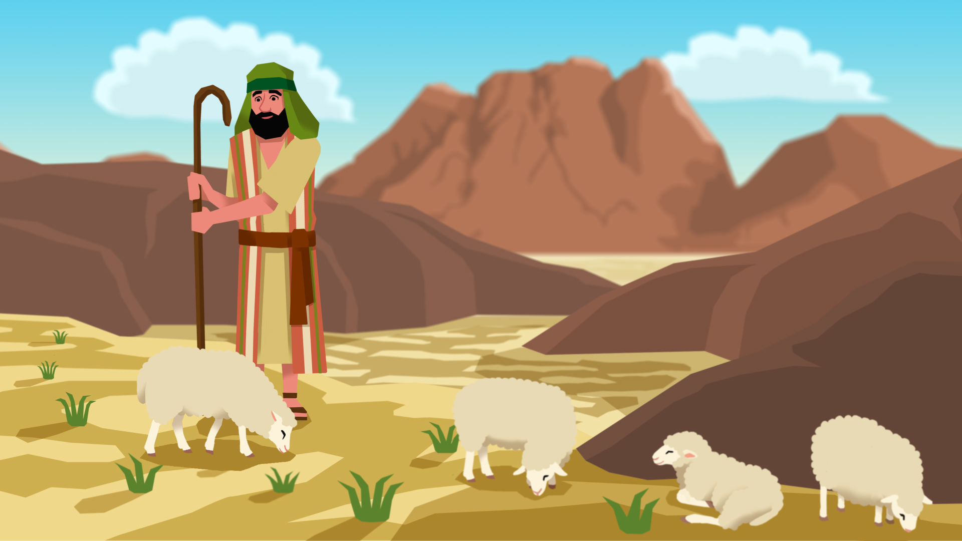 Kurzfilm 1 zu 2. Mose 3: Mose und der brennende Dornbusch